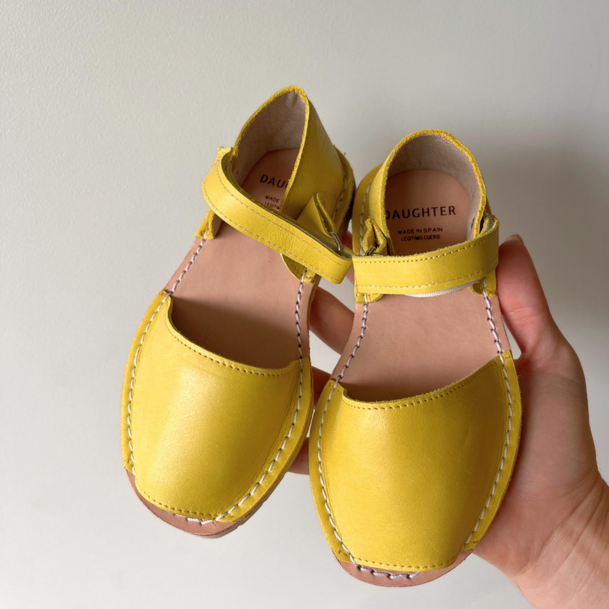 Nomad Sandals, Canary | Leather Shoes for Children | Daughter